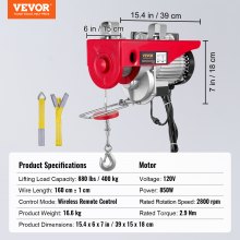 VEVOR Electric Hoists - Powerful Lifting Solutions