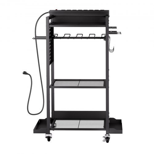 VEVOR 4-tier Tool Organizer Cart with Charging Station Garage Cart on ...
