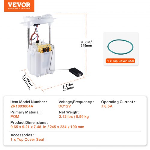 Electric Fuel Pump Module Assembly for Chrysler Dodge Challenger ...