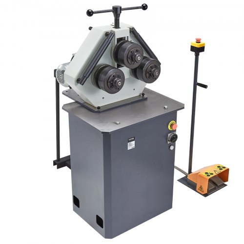 750W Electric Roll Bending Machine 3-Roller Electric Pipe Tubing Bender ...