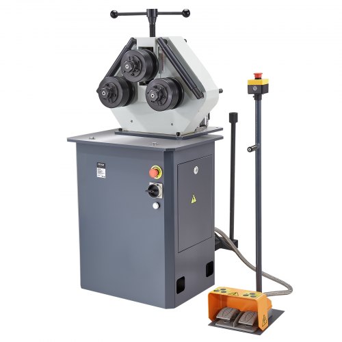 750W Electric Roll Bending Machine 3-Roller Electric Pipe Tubing Bender ...