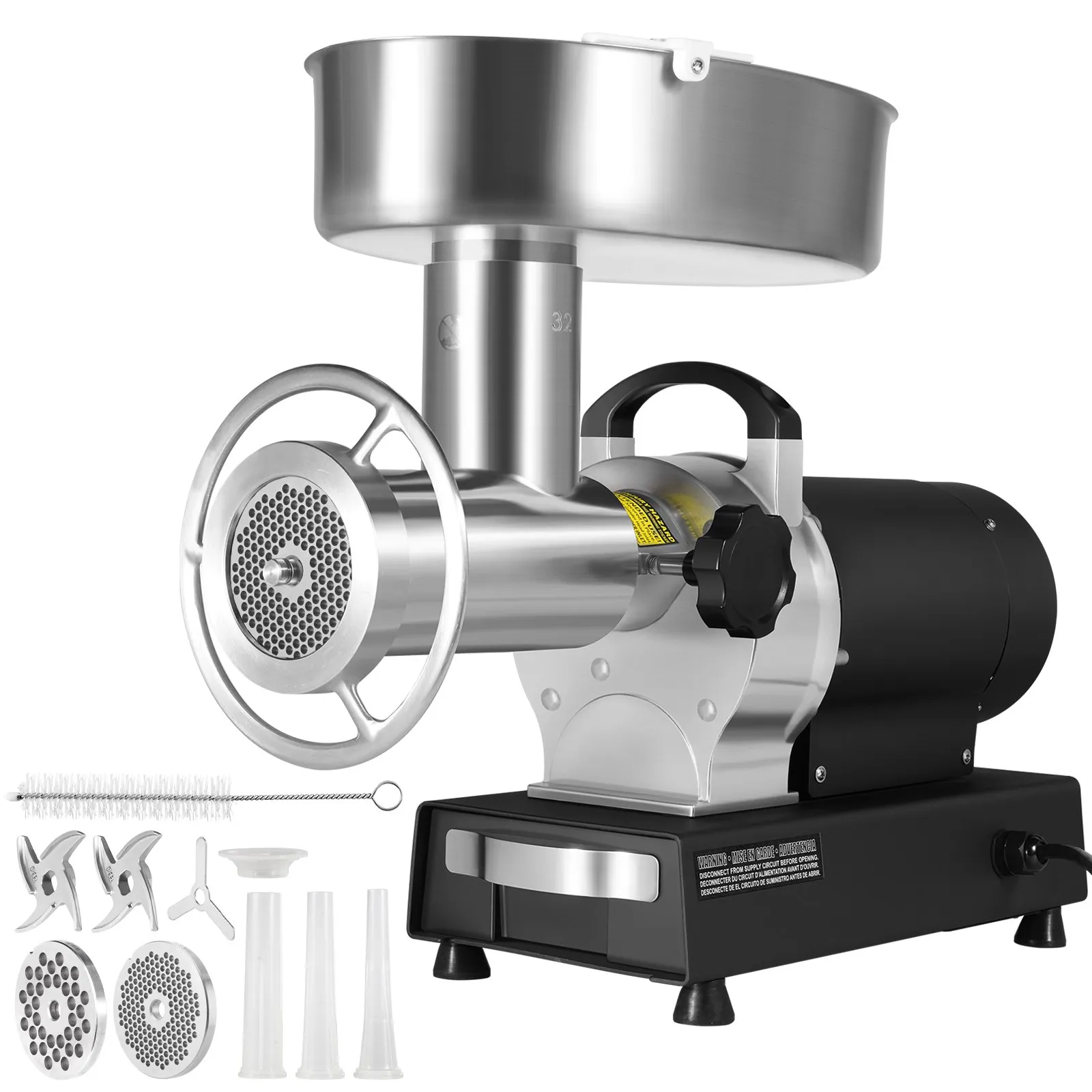 VEVOR Heavy Duty Electric Meat Grinder 992 Lb/H Capacity 1100W Sausage Stuffer | VEVOR US