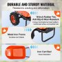 VEVOR Electric Wheelbarrow Cart, 500W Powered Utility Garden Wagon Dump ...