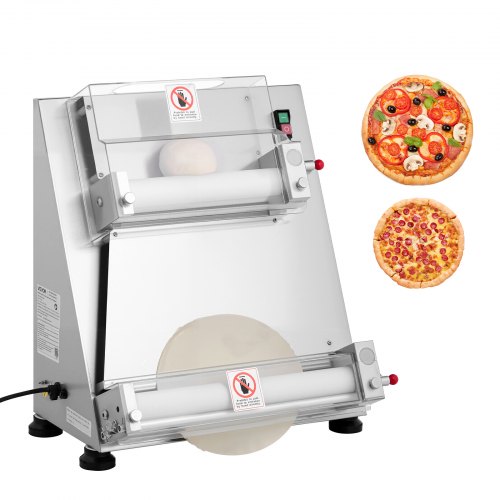 16 Inch Pizza Dough Roller Sheeter Semi-automatic Commercial Dough ...