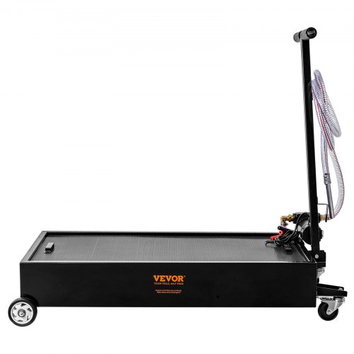 VEVOR Low Profile Oil Drain Pan, 20 Gallon Capacity, Rolling Oil Drain ...