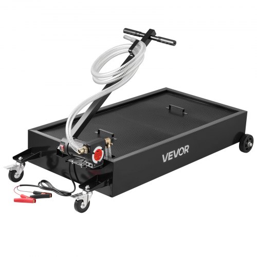 VEVOR Low Profile Oil Drain Pan, 20 Gallon Oil Drain Pan with Pump, Oil ...