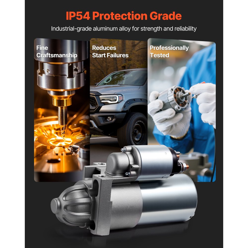 VEVOR Electric Starter Motor | High-Torque PN6449 Replacement