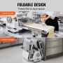 VEVOR Commercial Dough Sheeter Machine, 19.7-Inch Reversible Puff ...