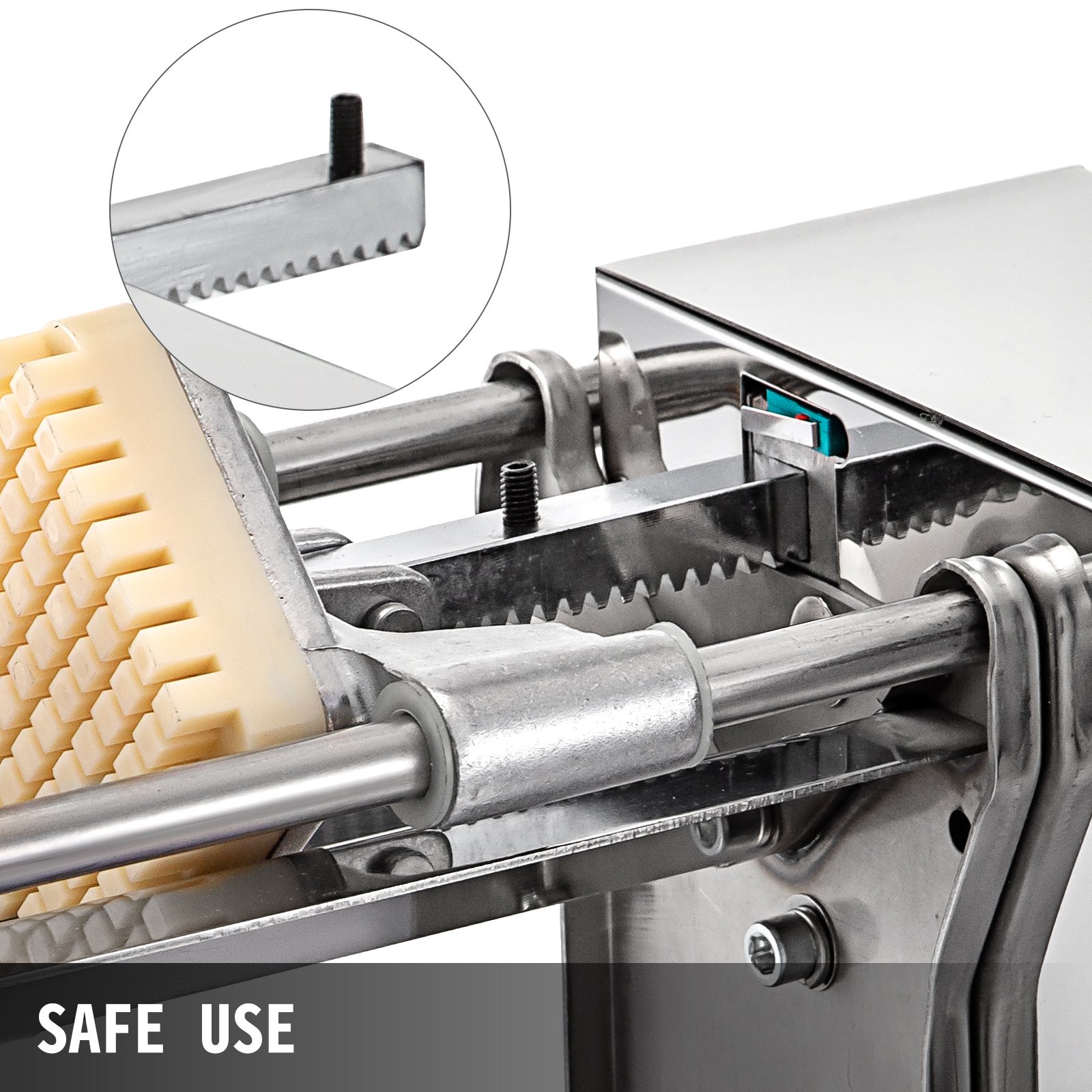 VEVOR Electric French Fry Cutter with 6mm 9mm 13mm and 8-Wedge Blade ...