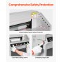 VEVOR Electric Paper Cutter, Heavy Duty Metal Paper Cutter Machine, 450 ...