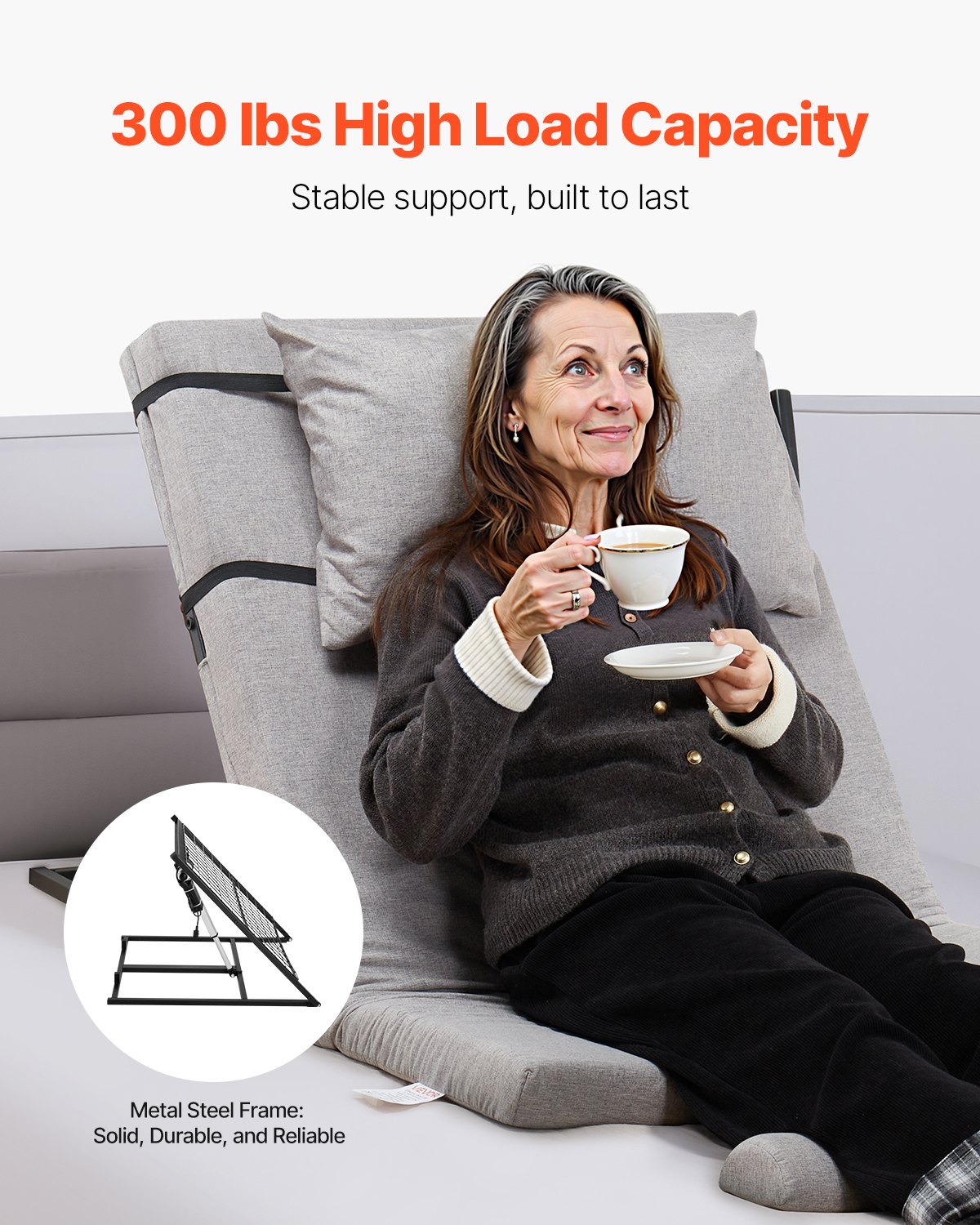 VEVOR Backrest Pillow for Bed – Electric Adjustable Support