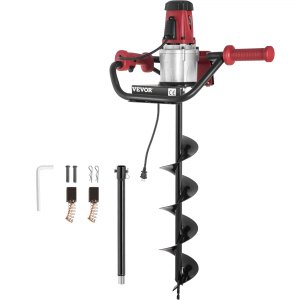 VEVOR Electric Post Hole Digger, 1500 W 1.6 HP Electric Auger Powerhead ...