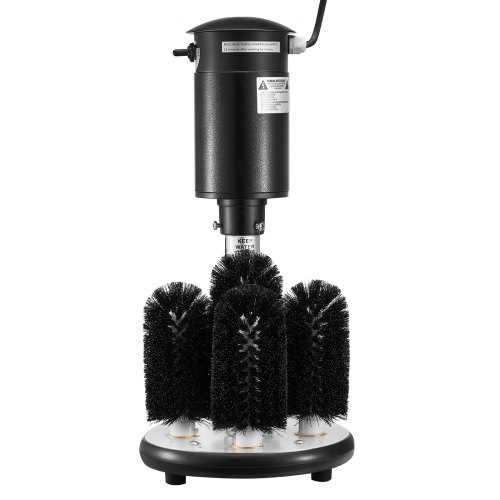 VEVOR Electric Glass Washer 5-Brush Bar Glass Cleaner 1200 Cups/H for ...