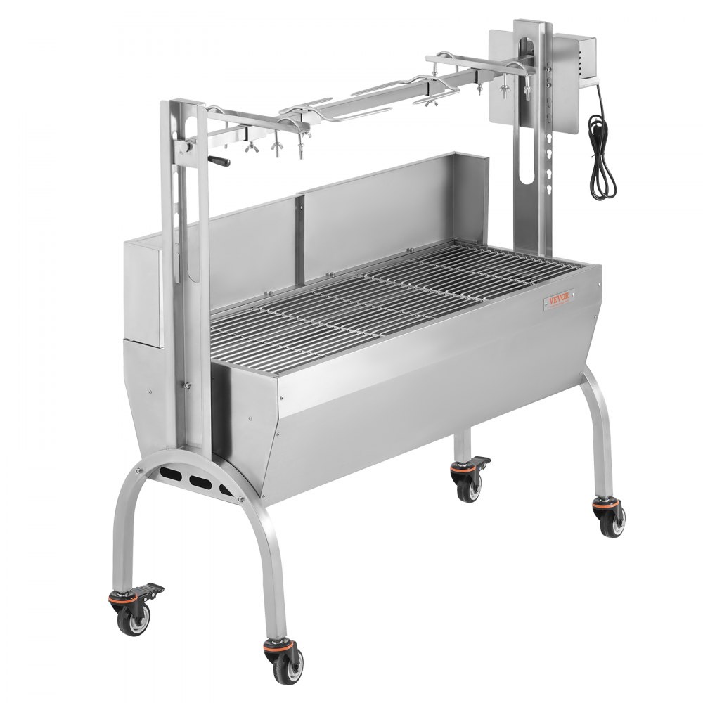 VEVOR Rotisserie Grill with Windscreen, BBQ Whole Pig Lamb Goat ...