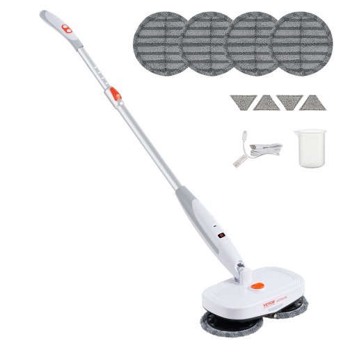 VEVOR Cordless Electric Mop, Electric Spin Mop with Water Tank, up to ...