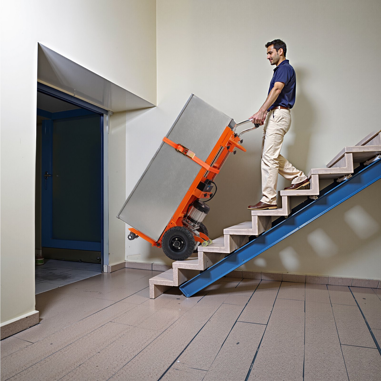VEVOR Electric Stair Climbing Dolly, 880lbs Electric Stair Climbing ...