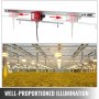 VEVOR 10.8 ft Adjustable Indoor Grow Light Mover Track Rail Mover Kit ...