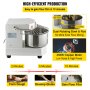 VEVOR Commercial Food Mixer, 8.5Qt Capacity, 450W Dual Rotating Dough Kneading Machine with Food ...