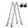 VEVOR Collapsible A Frame Ladder – 20 FT, 330lb Load