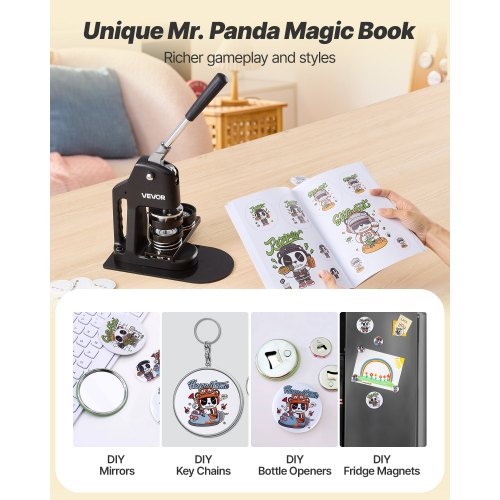 VEVOR Button Maker - Craft Custom Buttons with Ease