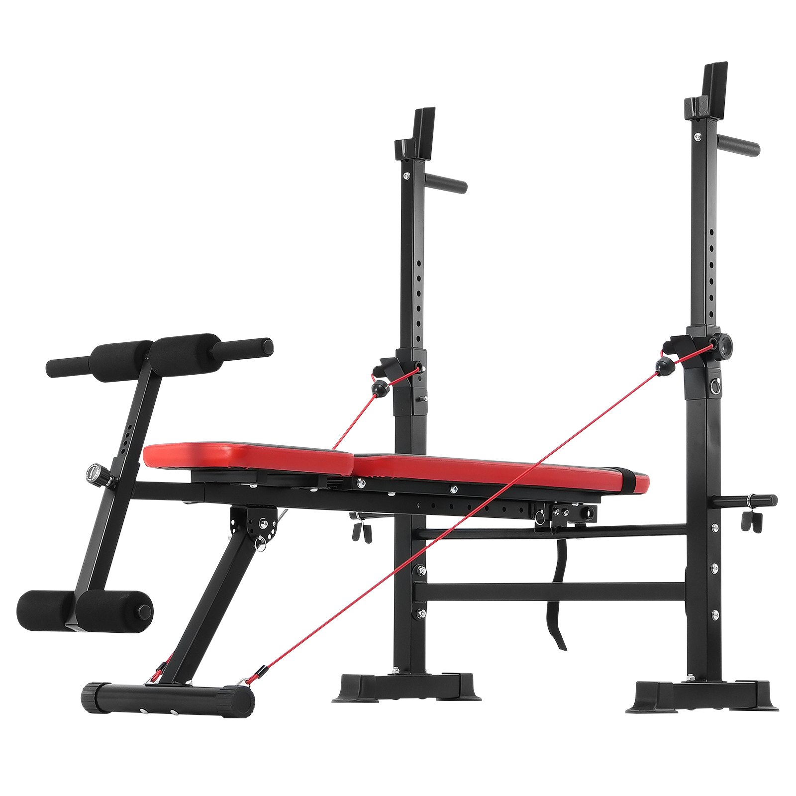 VEVOR Weight Bench, Multi-Functional Adjustable Weight Bench Press for ...