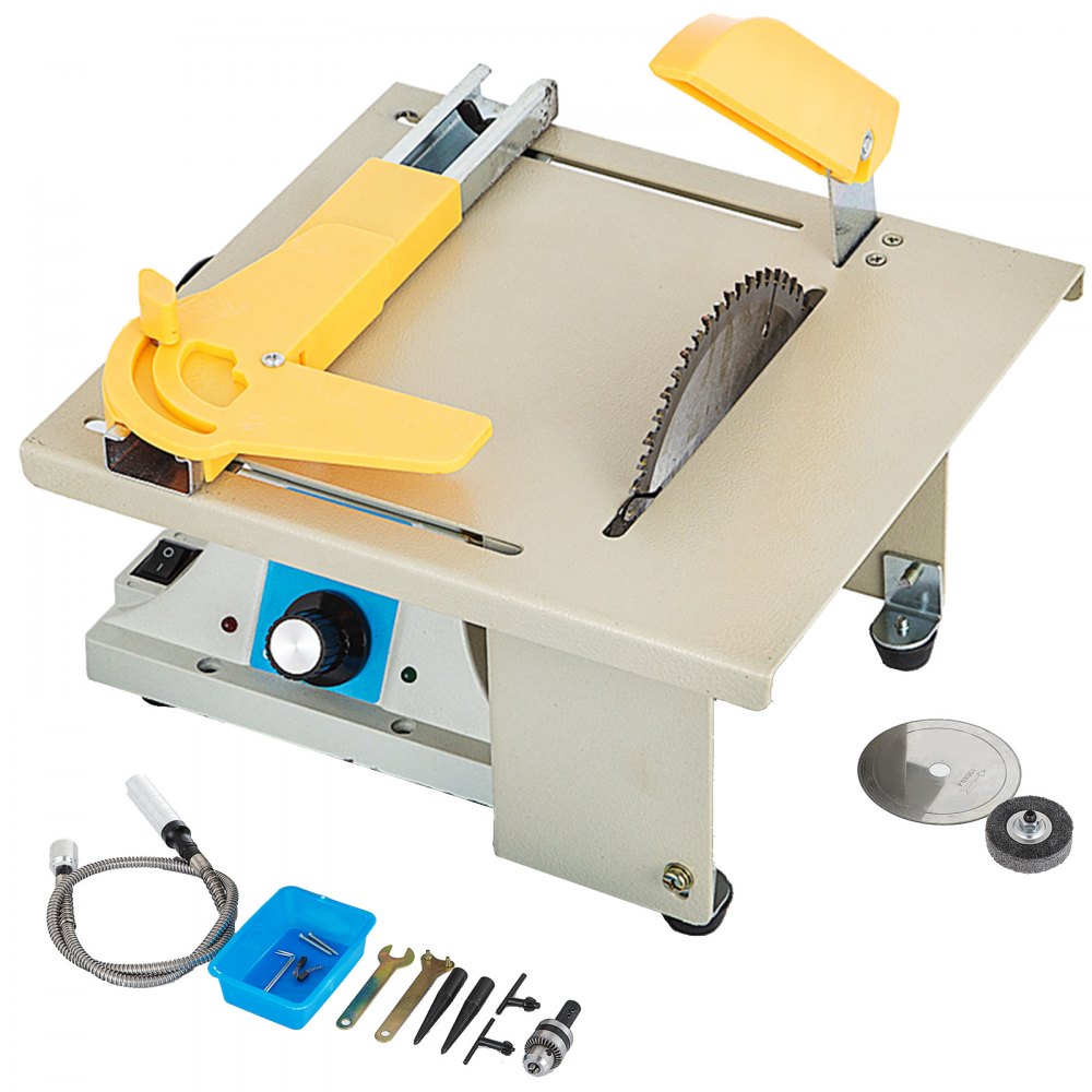 VEVOR Portable Benchtop Table Saw Woodworking Cutting Polishing Carving ...