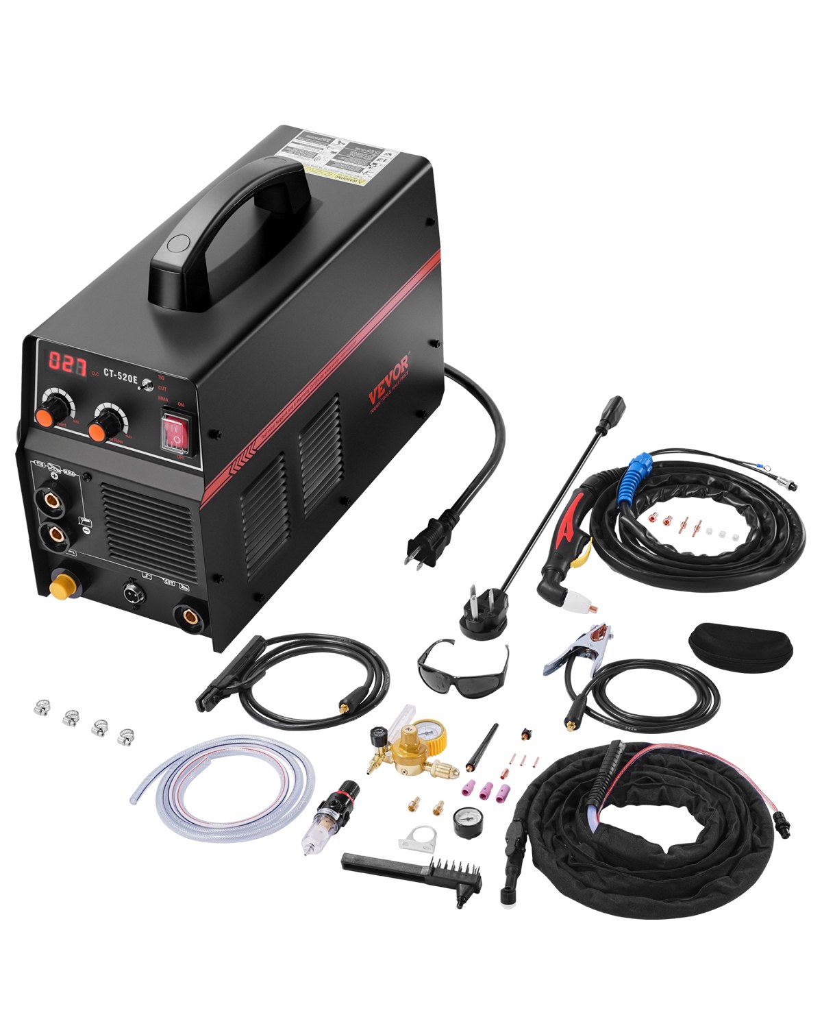VEVOR 3 in 1 Plasma Cutter Welder Machine CT-520E TIG/MMA Plasma Cutter ...