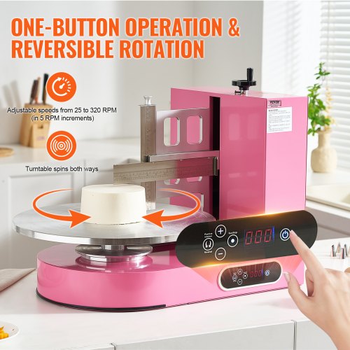 VEVOR Cake Decorating Machine Cake Frosting Spreading for 4" to 16 ...
