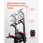 VEVOR Pull Up Bar, 150kg Power Tower Dip Station, Workout Dip Station ...