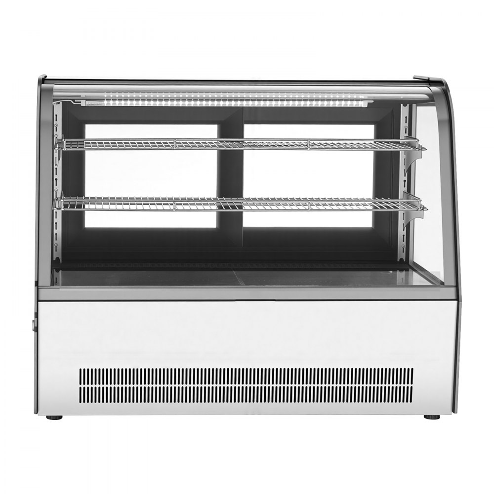 VEVOR Refrigerated Display Case, 5 Cu.Ft./145L Countertop Pastry ...