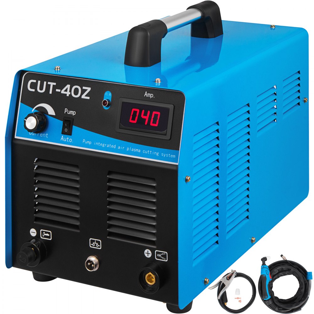 CUT-40Z 40 Amp Air Plasma Cutter w/ Built-In Air Compressor | VEVOR US