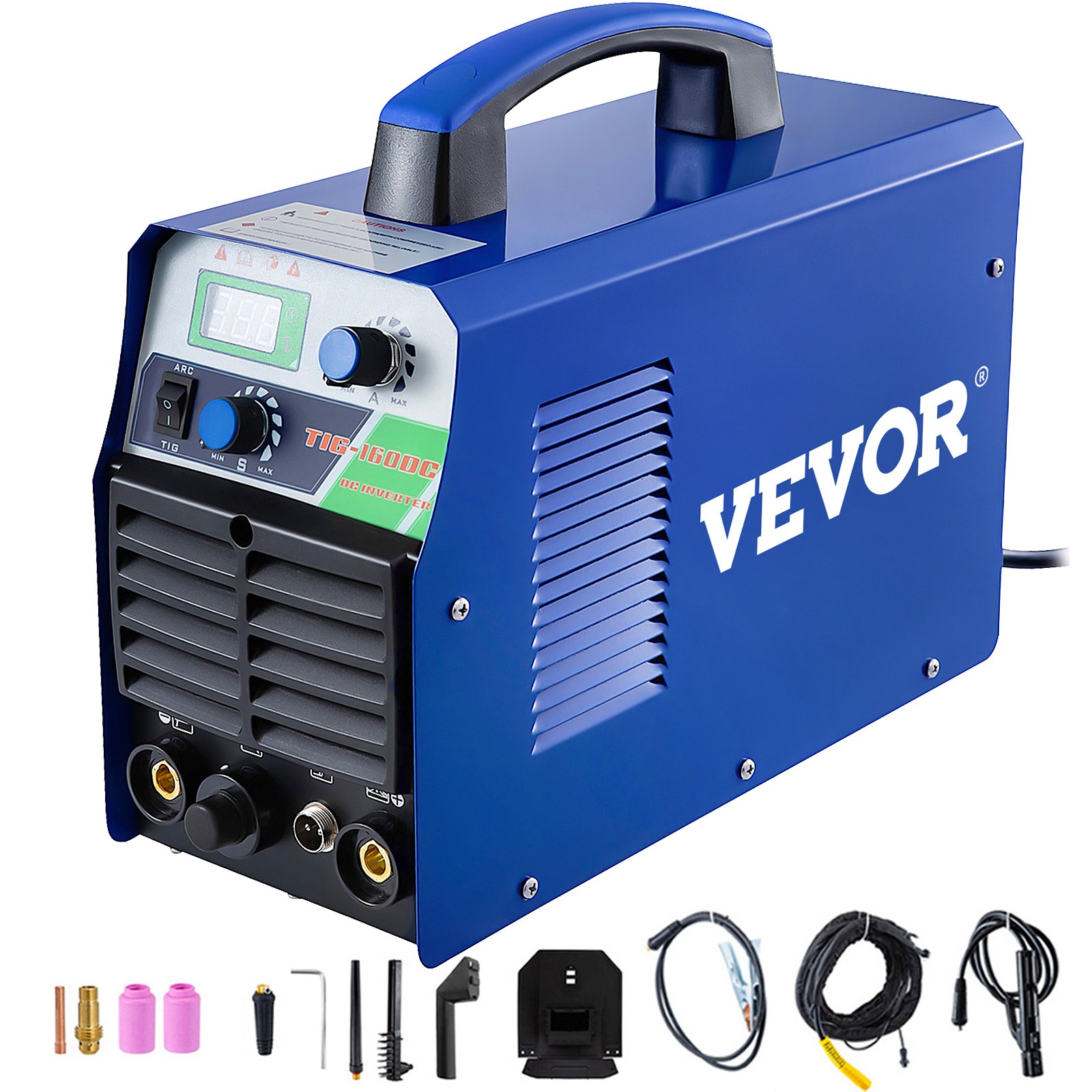 TIG-160DC, 160 Amp TIG Torch Stick ARC DC Inverter Welder IGBT 110/220V ...