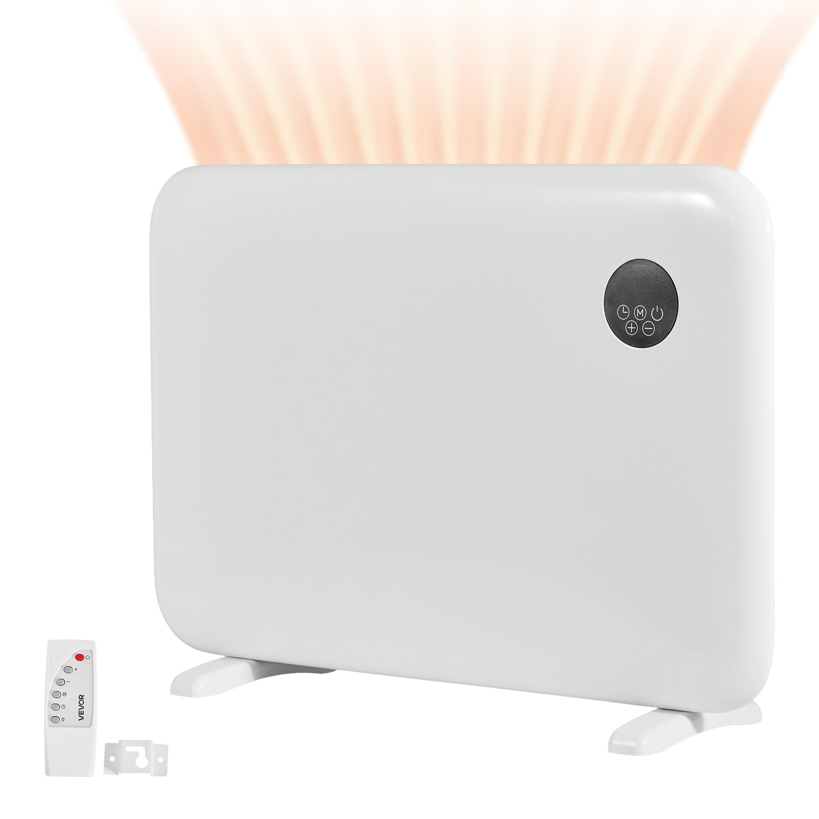 VEVOR Convection Panel Heater, 1500W Electric Panel Space Heater with ...