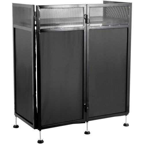 VEVOR DJ Facade Table 20x40x45 Inches, DJ Booth Flat Table Top 20x40 ...