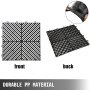 VEVOR Tiles Interlocking 55 PCS Black, Drainage Tiles 12x12x0.5 Inches ...