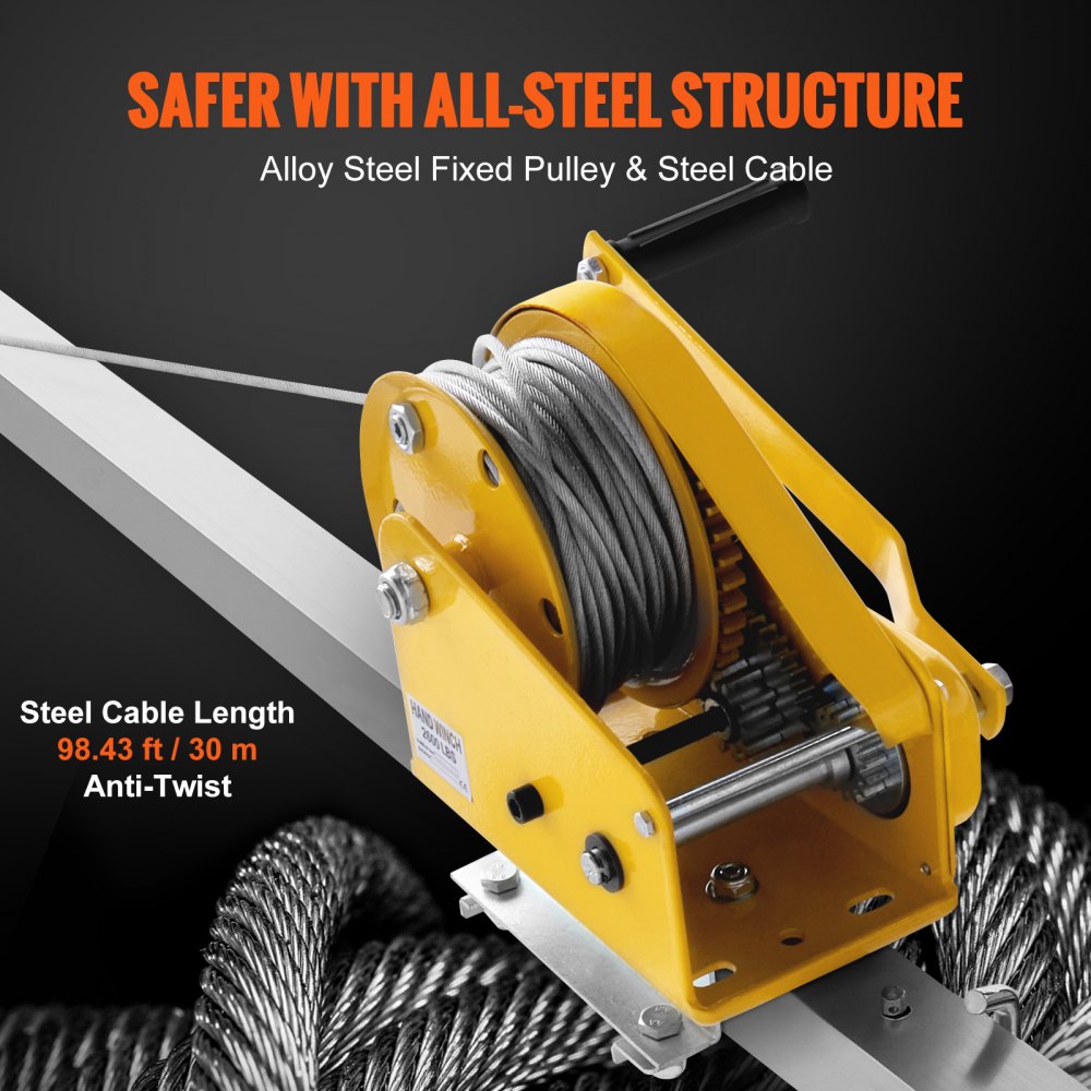 VEVOR Confined Space Tripod Kit, 2600 lbs Winch, Confined Space Tripod ...