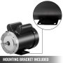 New 1.5 Hp Electric Motor 56C Frame Single Phase TEFC 115/230 V 141556C ...