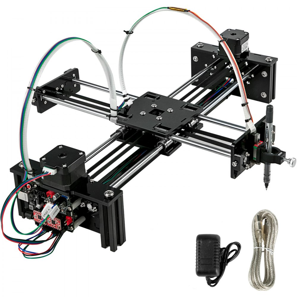 VEVOR XY Plotter 2 Axis Drawing/Painting/Writing Robot CNC Router Kit ...