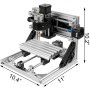 VEVOR CNC 1610 CNC Machine 3 Axis CNC Router Kit with Offline ...