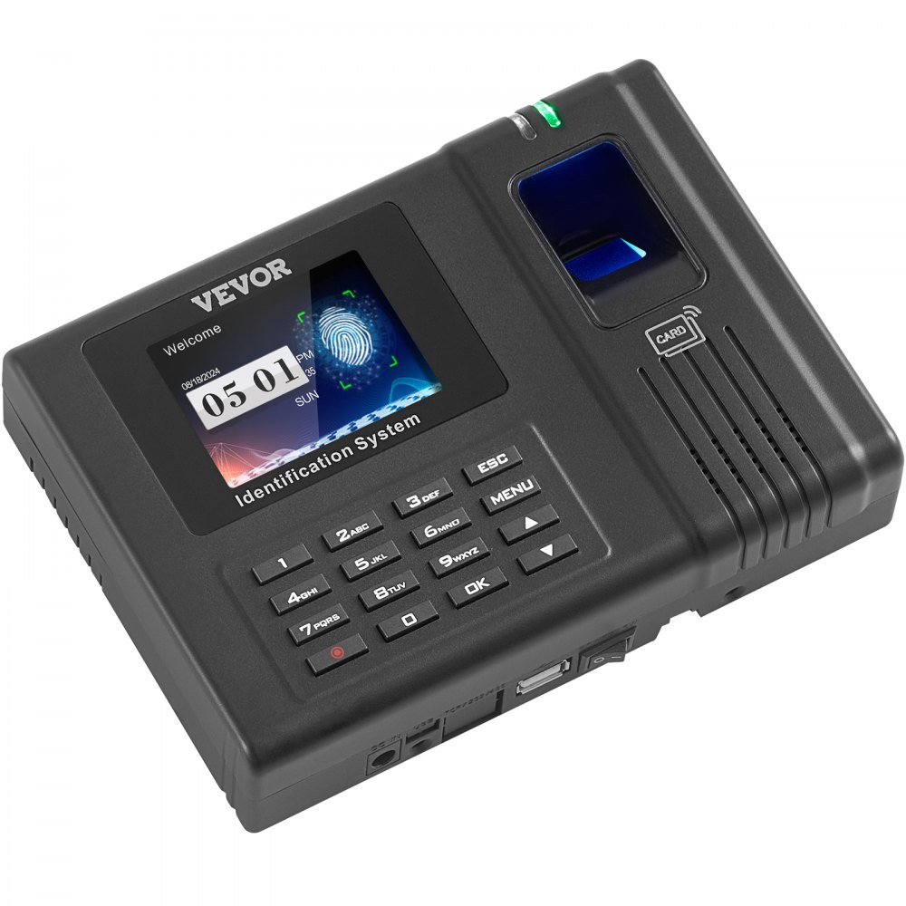 VEVOR Time Clock, Employee Attendance Machine with Fingerprint, RFID ...