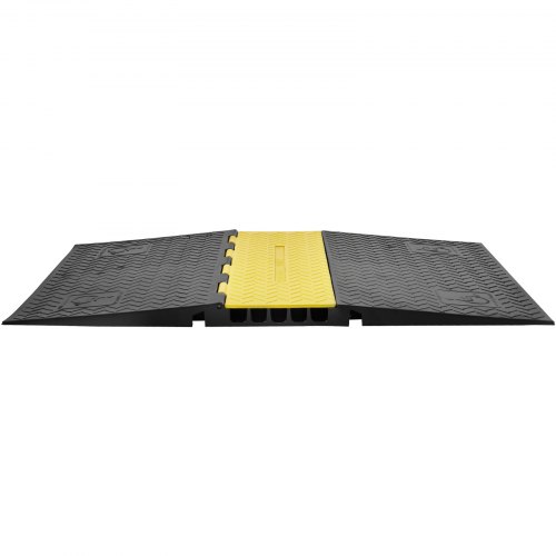 VEVOR Rubber Cable Protector Ramp, 5 Channel, 22000 lbs/axle Capacity ...