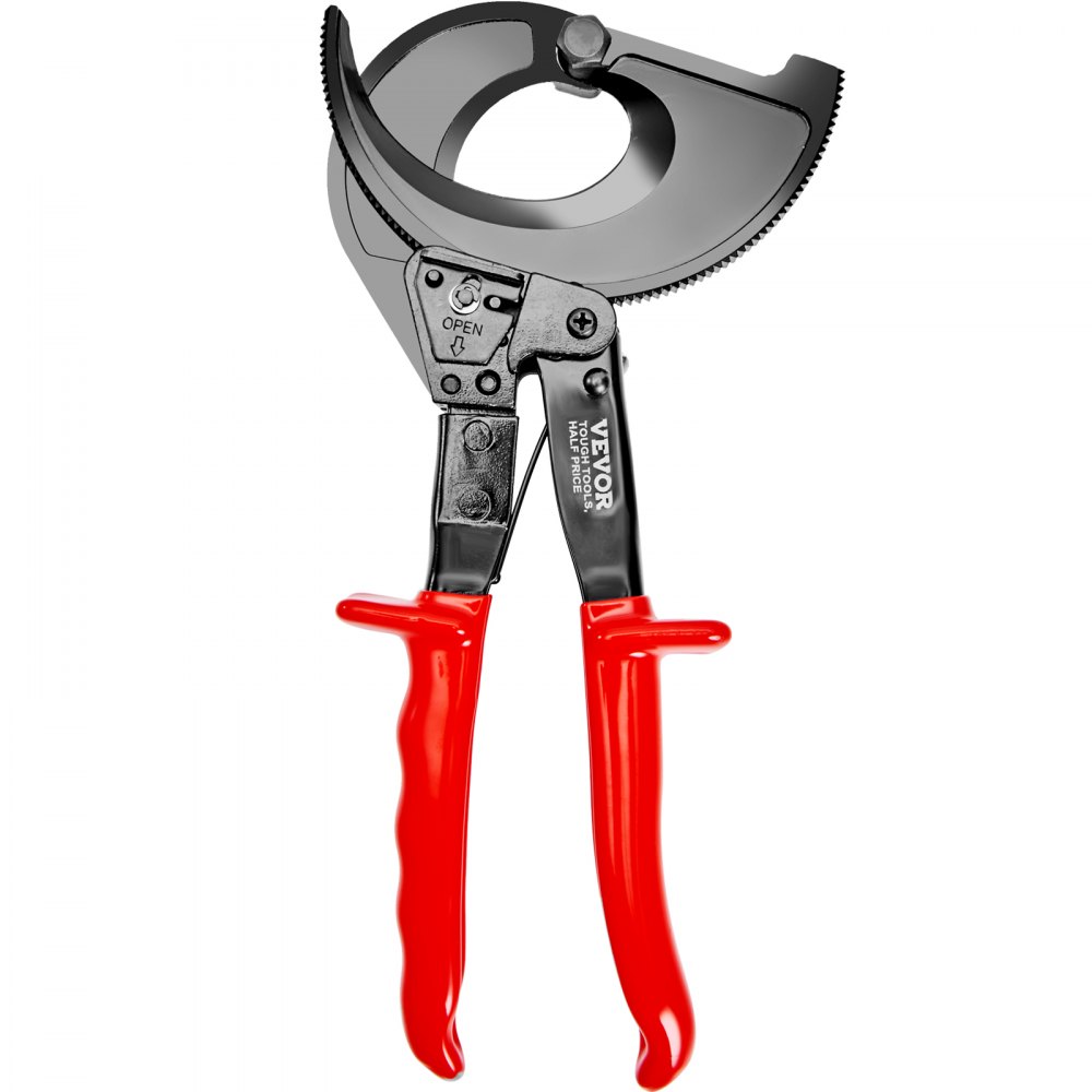 VEVOR Ratcheting Cable Cutter, 11" Wire Cutter Heavy Duty with Gloves ...