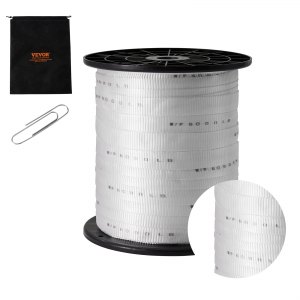 VEVOR Polyester Pull Tape, 1" x 528' Mule Tape Flat Rope, 6000 lbf ...