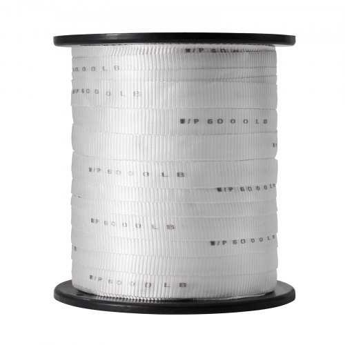 VEVOR Polyester Pull Tape, 1" x 528' Mule Tape Flat Rope, 6000 lbf ...
