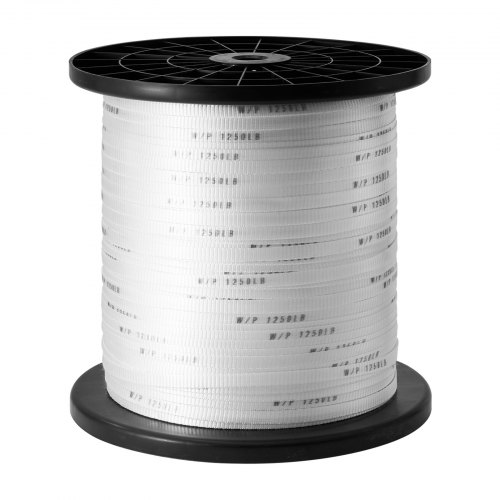 VEVOR Polyester Pull Tape, 1/2" x 3153' Mule Tape Flat Rope, 1250 lbf ...