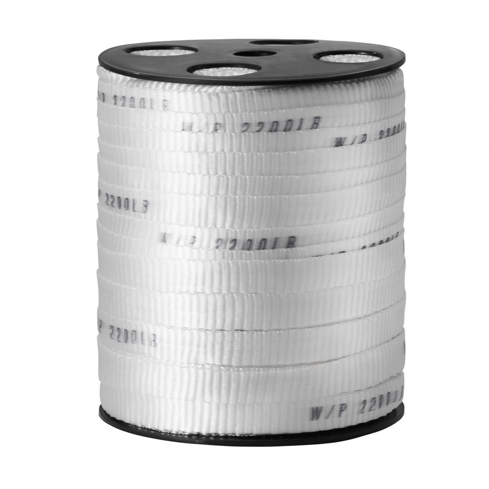 VEVOR Polyester Pull Tape, 5/8" x 318' Mule Tape Flat Rope, 2200 lbf ...