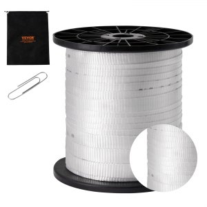 VEVOR Polyester Pull Tape, 3/4" x 318' Mule Tape Flat Rope, 2500 lbf ...