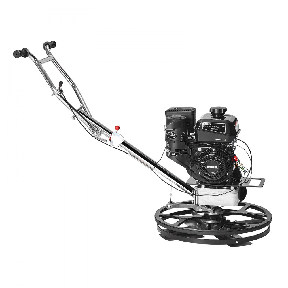 VEVOR Power Trowel, 24” Walk-Behind Cement Trowel with Float Pan, 6HP ...
