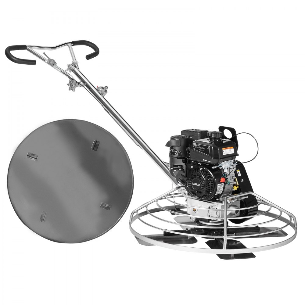 VEVOR Power Walk-Behind Cement Trowel 38” 6HP Gas-Powered with Float ...