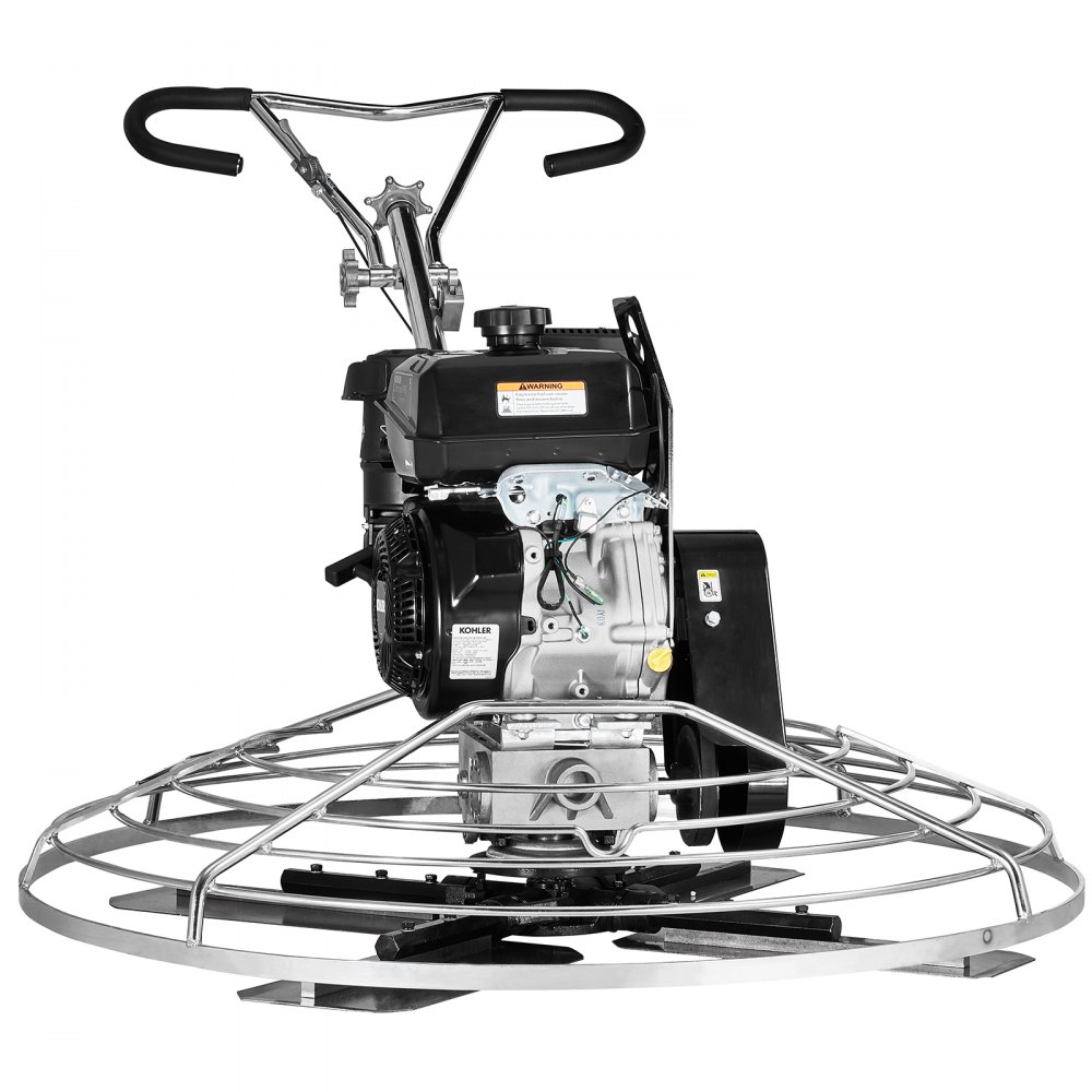 VEVOR Power Trowel, 46” Walk-Behind Cement Trowel with Float Pan, 14HP ...